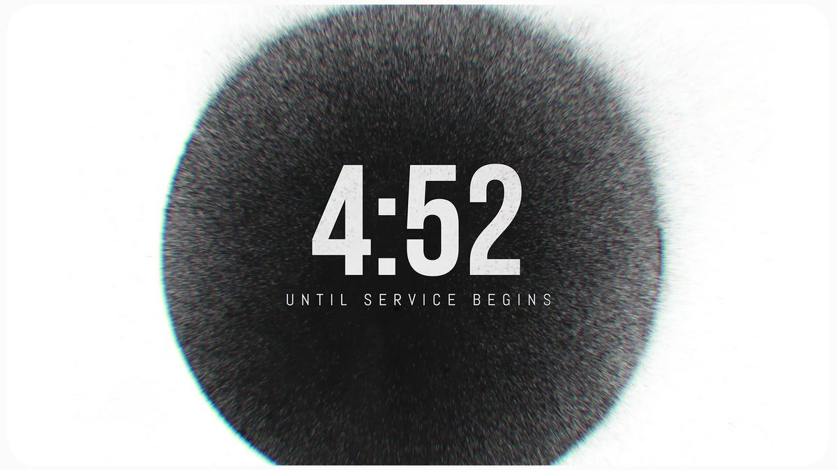 Noise Texture Countdown – Visualchurch