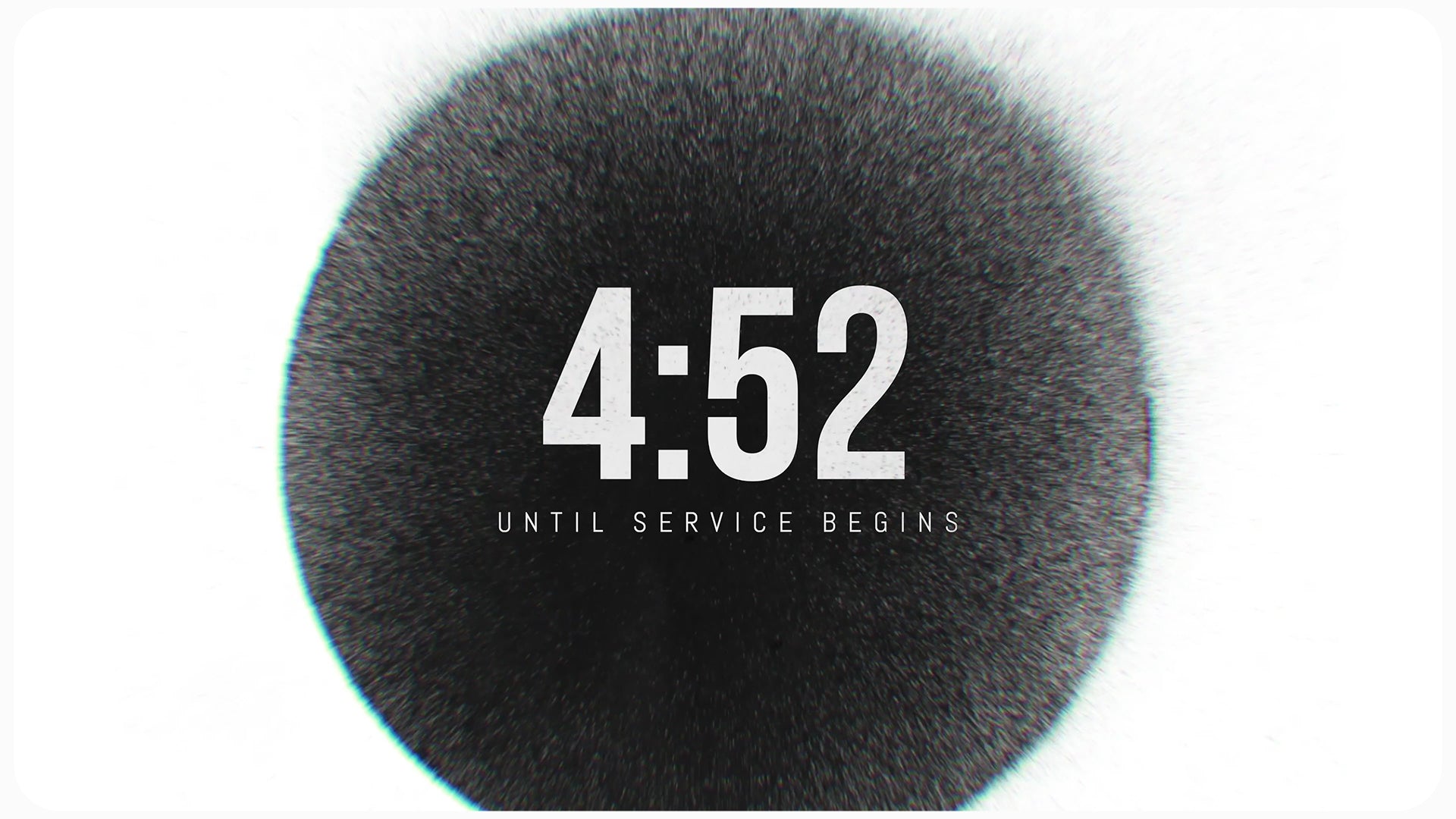 Noise Texture Countdown – Visualchurch